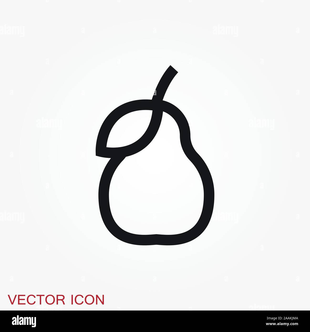 Fruit icons, vector symbol of food signs Stock Vector Image & Art - Alamy