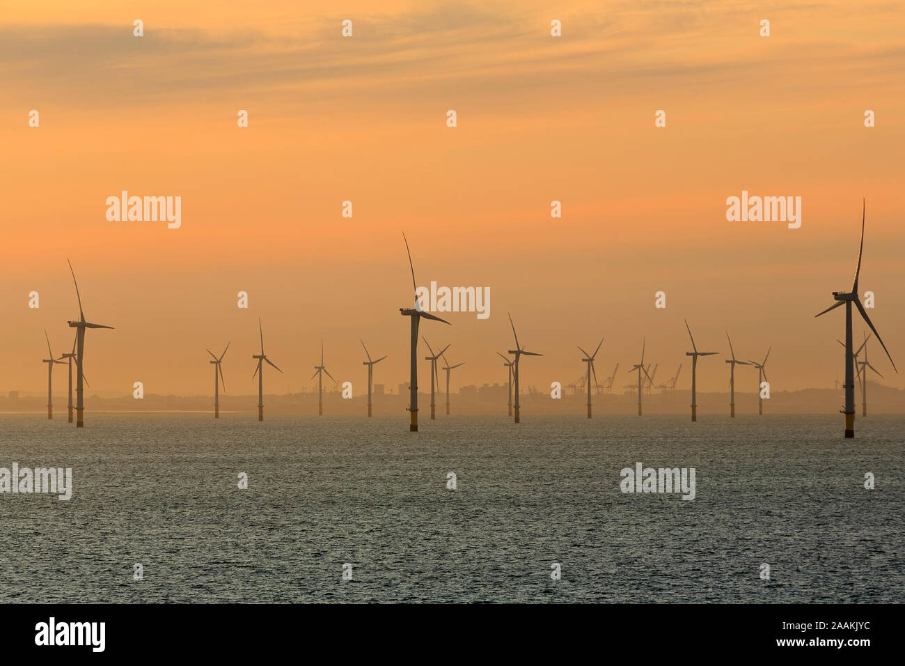 Burbo bank offshore windfarm hi-res stock photography and images - Alamy