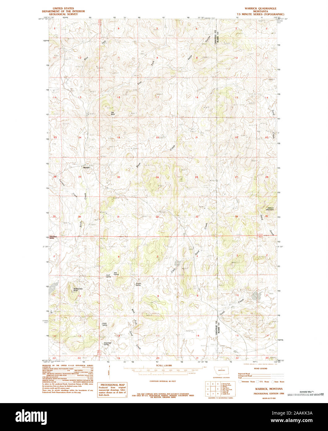 Warrick map Cut Out Stock Images & Pictures - Alamy