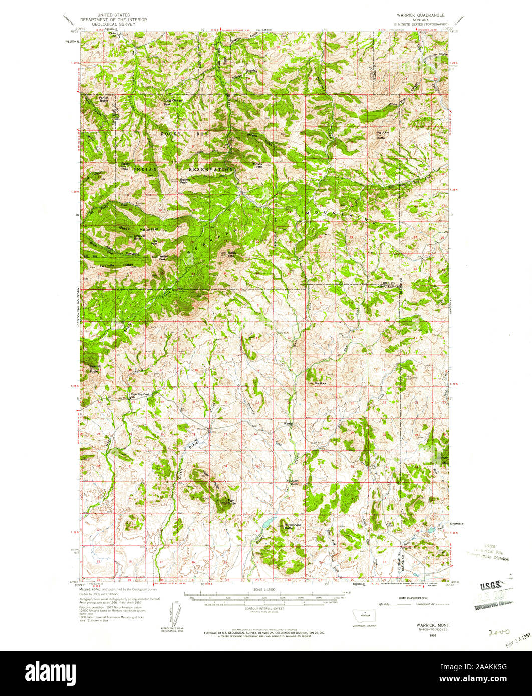 Warrick map Cut Out Stock Images & Pictures - Alamy