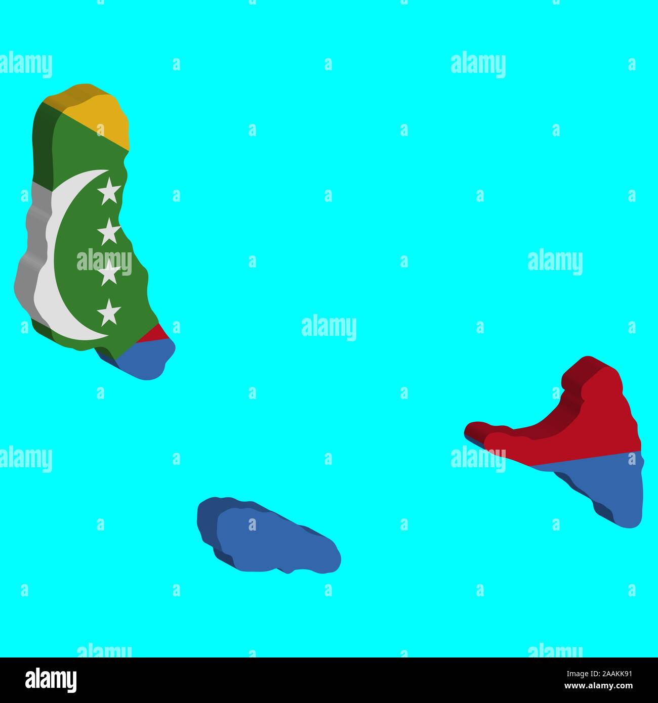 Comorian state flag Stock Vector Images - Alamy