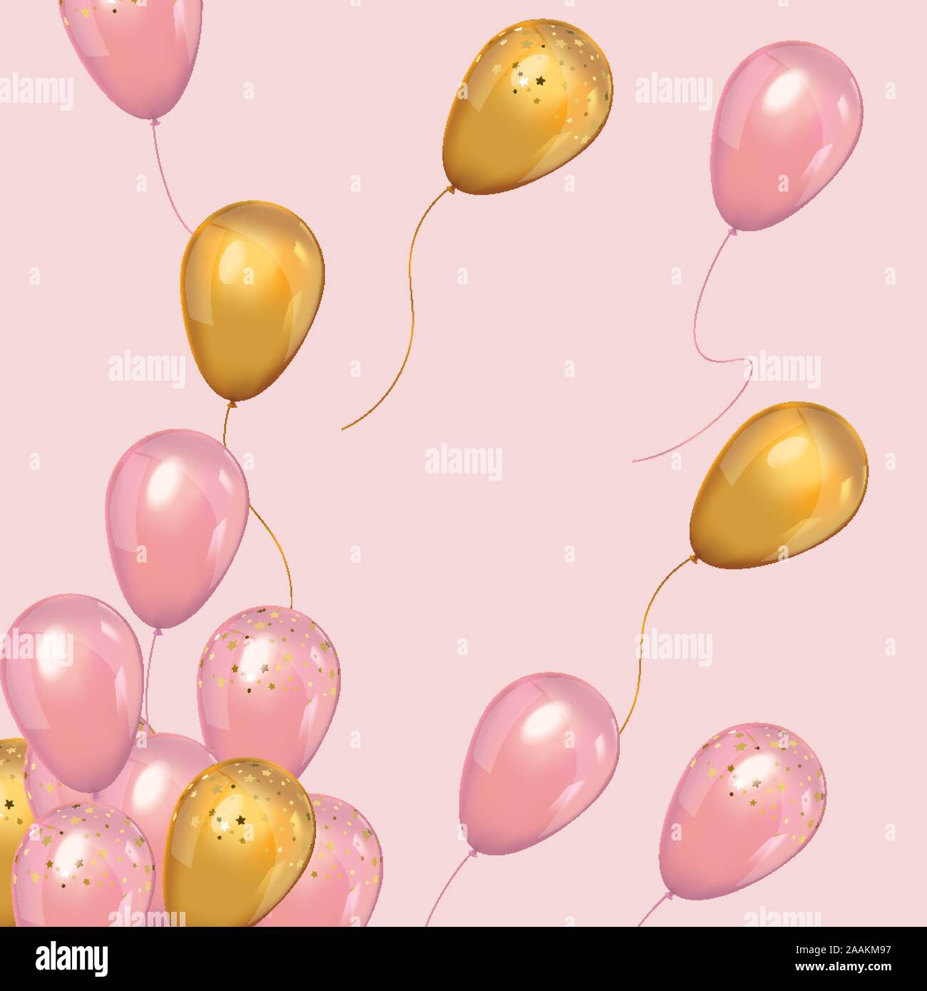 Pink glitter confetti Stock Vector Images - Alamy