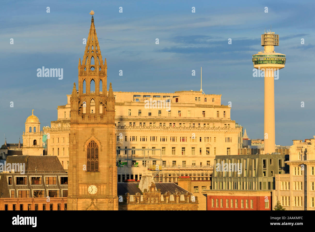Liverpool skyline, England, United Kingdom Stock Photo - Alamy