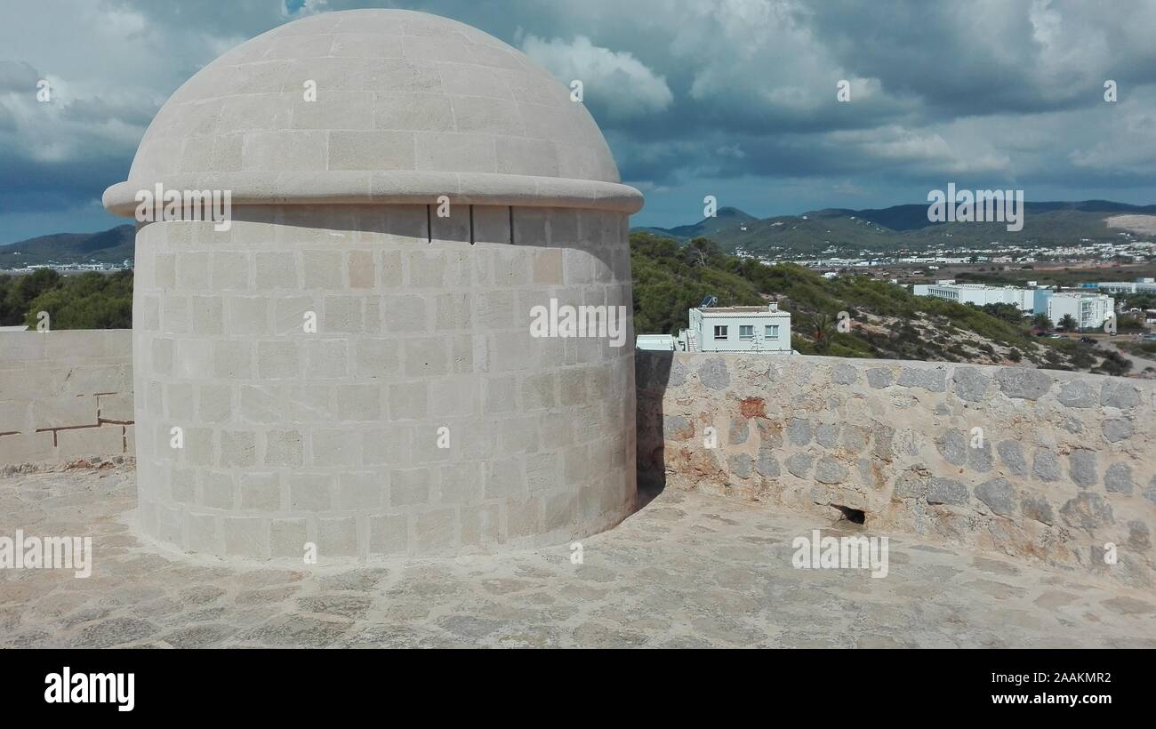 old turrets built on high promontories on the sea to spot pirates and ...