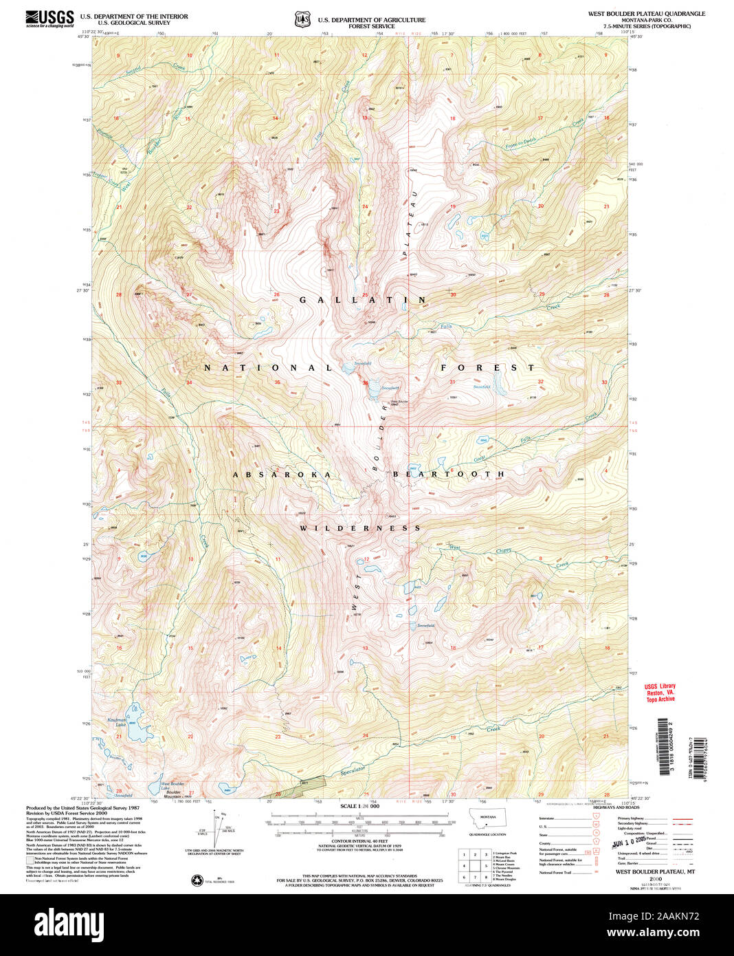 Map of boulder montana hi-res stock photography and images - Alamy