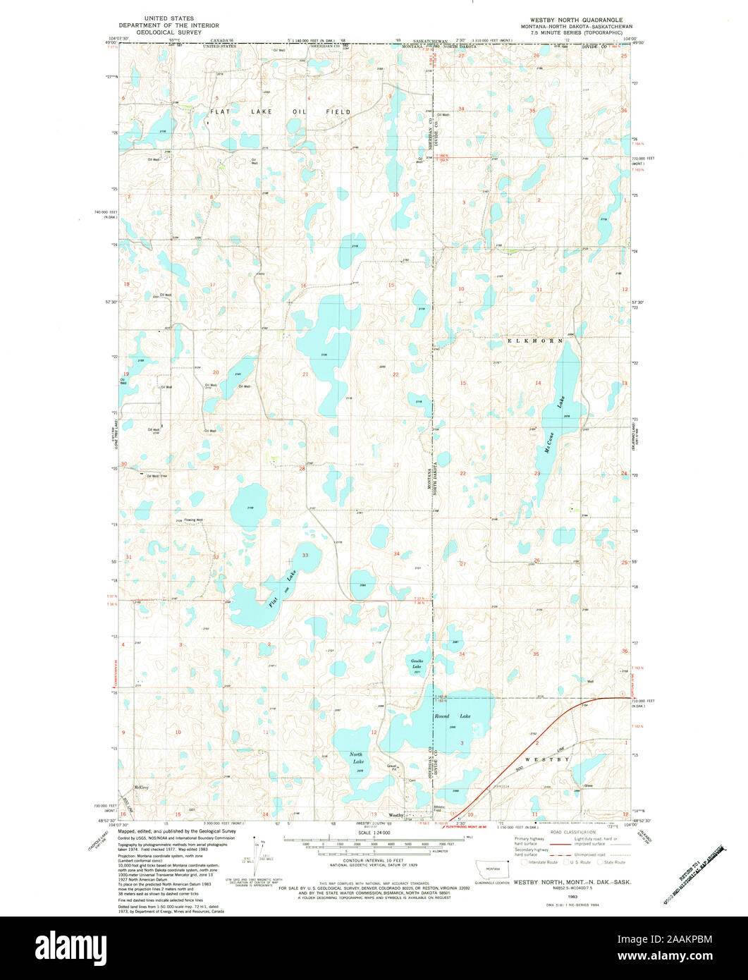 Westby map hi-res stock photography and images - Alamy