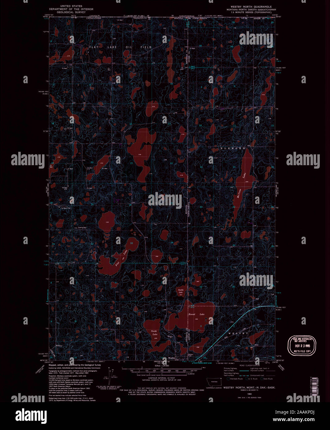 Map of westby hi-res stock photography and images - Alamy