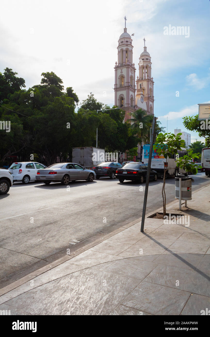 Culiacan, Sinaloa, Mexico - November 05 2019: Iconic Cathedral of the ...