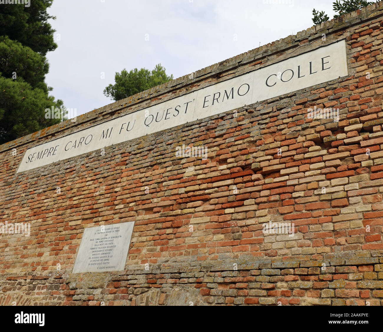 Giacomo leopardi colle hi-res stock photography and images - Alamy