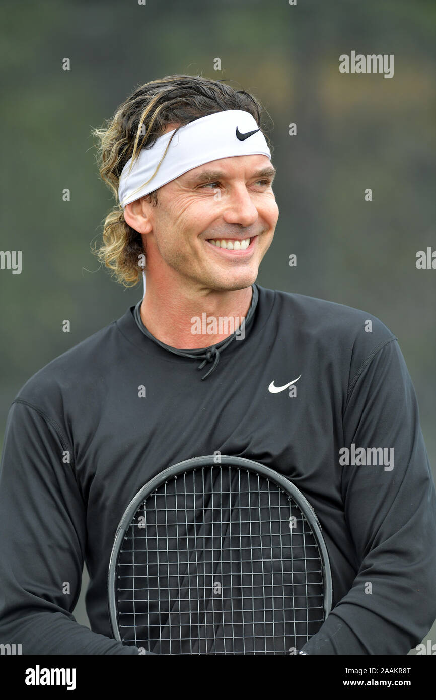 Boca Raton, Florida, USA. 22nd Nov, 2019. Gavin Rossdale playing Tennis ...