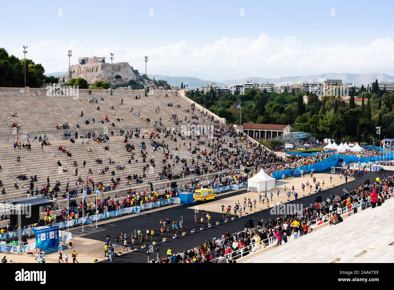 2019 Athens Marathon in Greece Stock Photo - Alamy