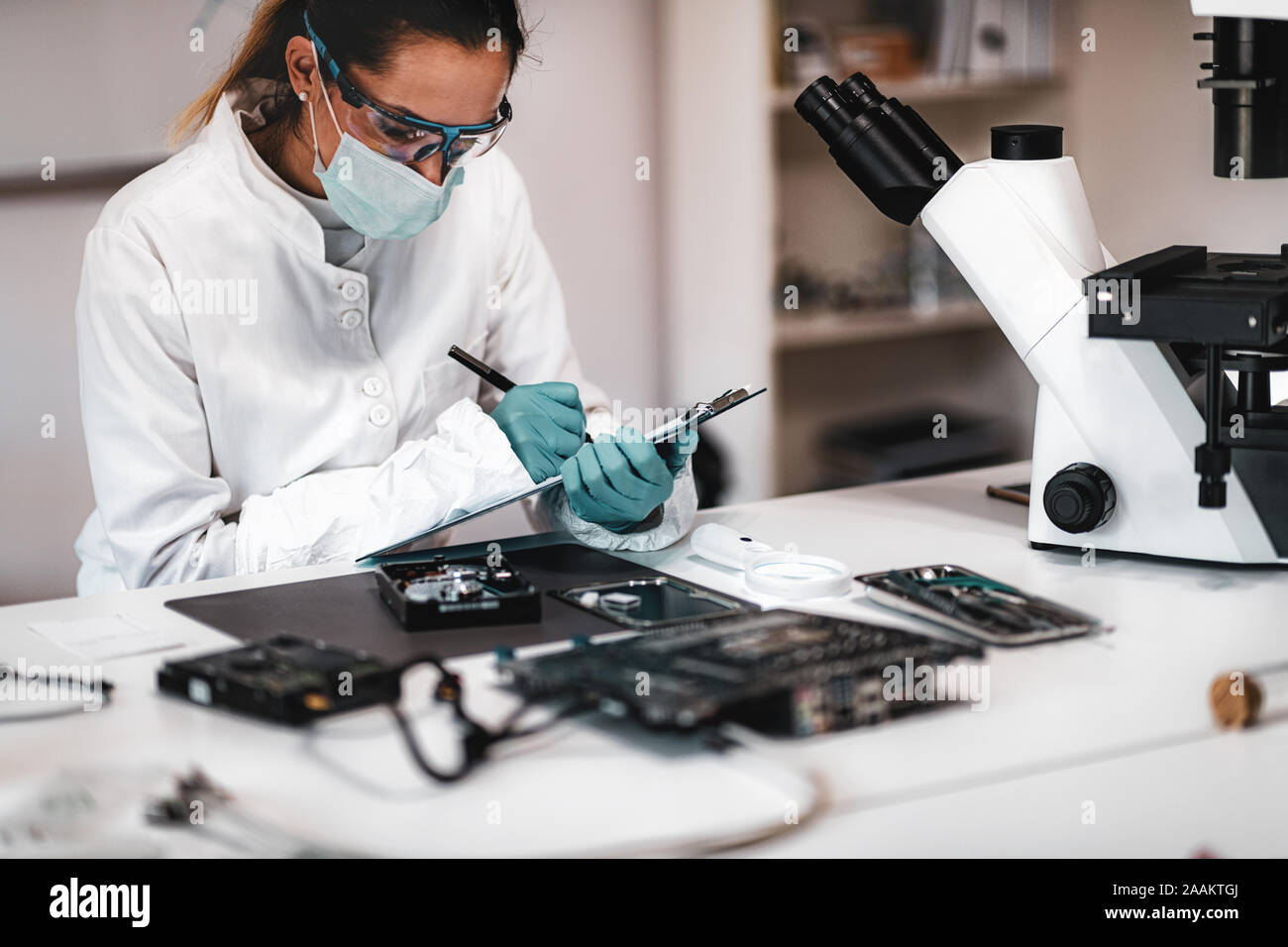 Hard drive evidence hi-res stock photography and images - Alamy