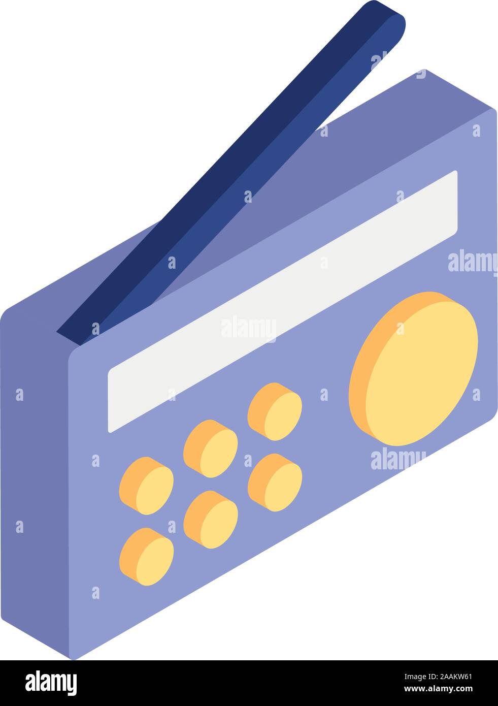 radio music player isolated icon Stock Vector Image & Art - Alamy