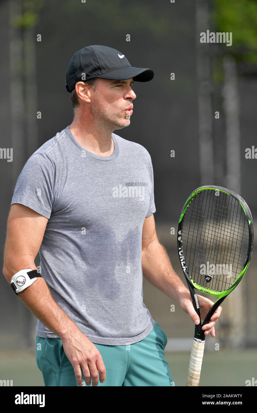 Boca Raton, Florida, USA. 22nd Nov, 2019. Scott Foley playing Tennis at ...