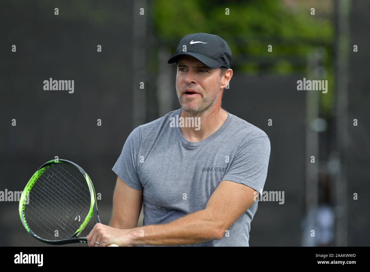 Boca Raton, Florida, USA. 22nd Nov, 2019. Scott Foley playing Tennis at ...