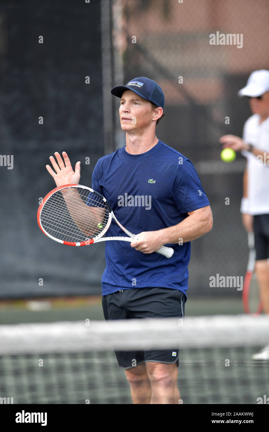 Boca Raton, Florida, USA. 22nd Nov, 2019. Shawn Hatosy playing Tennis ...