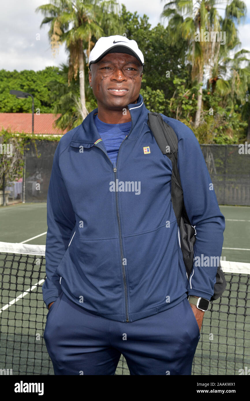 Boca Raton, Florida, USA. 22nd Nov, 2019. Seal playing Tennis at The ...