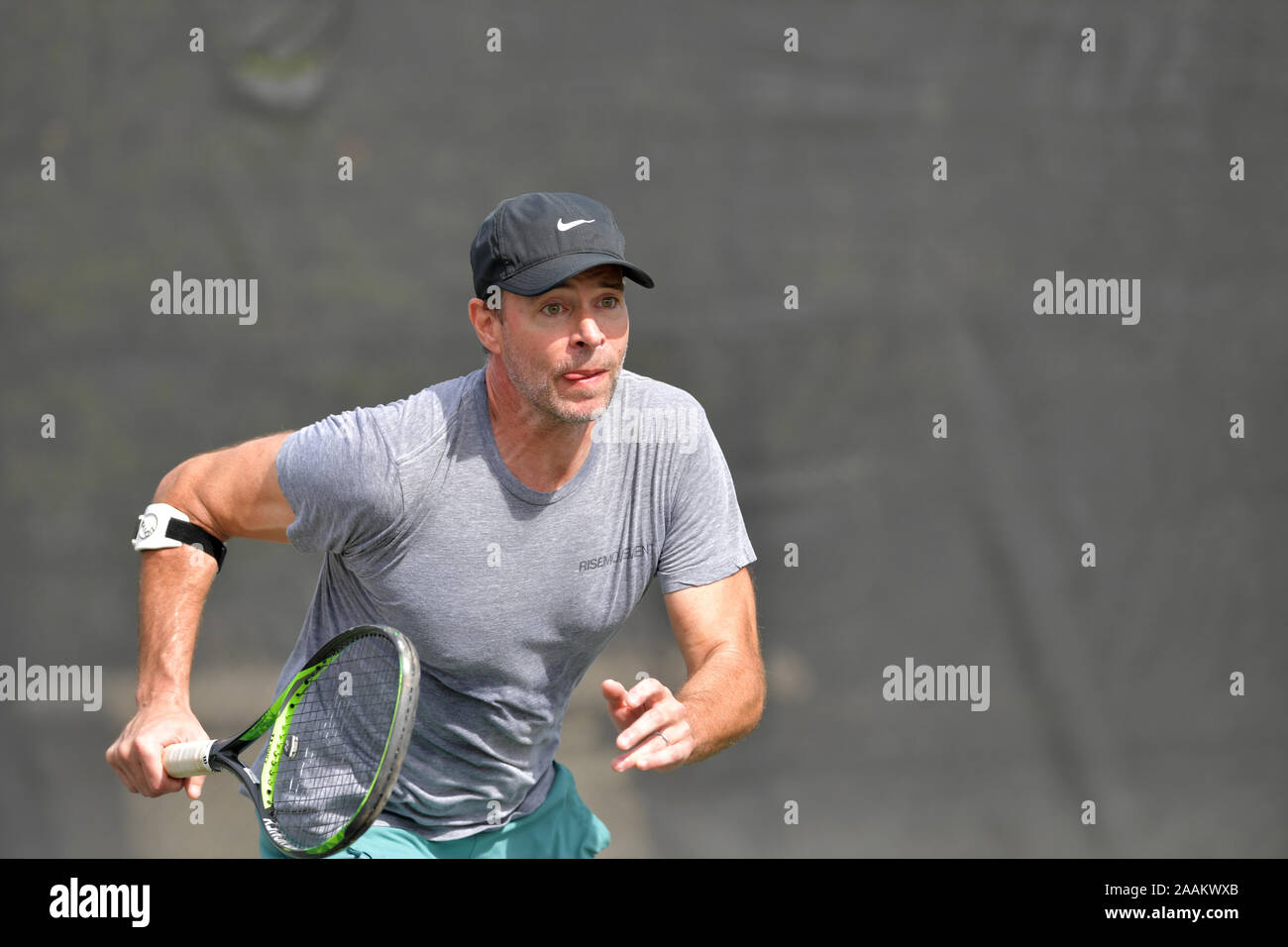Boca Raton, Florida, USA. 22nd Nov, 2019. Scott Foley playing Tennis at ...
