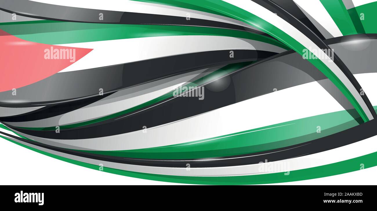 palestine horizontal background flag. vetcor background Stock Vector ...