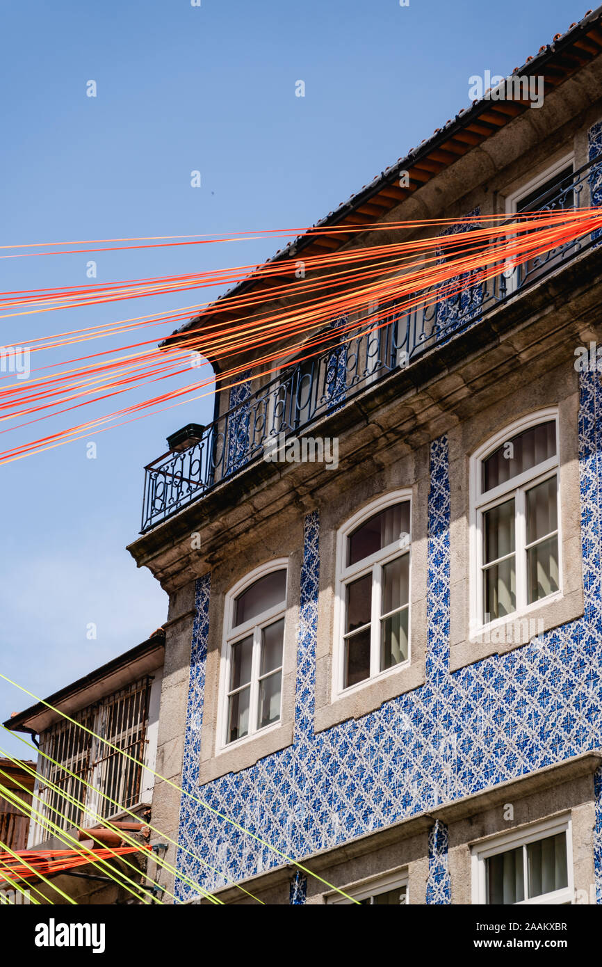 Traditional tiled wall in Porto Portugal tourist europe Stock Photo - Alamy