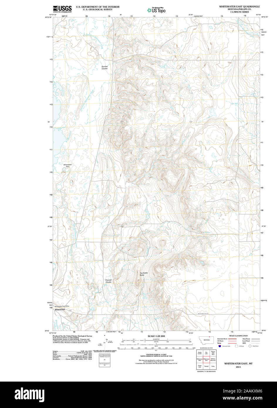 Whitewater montana map hi-res stock photography and images - Alamy