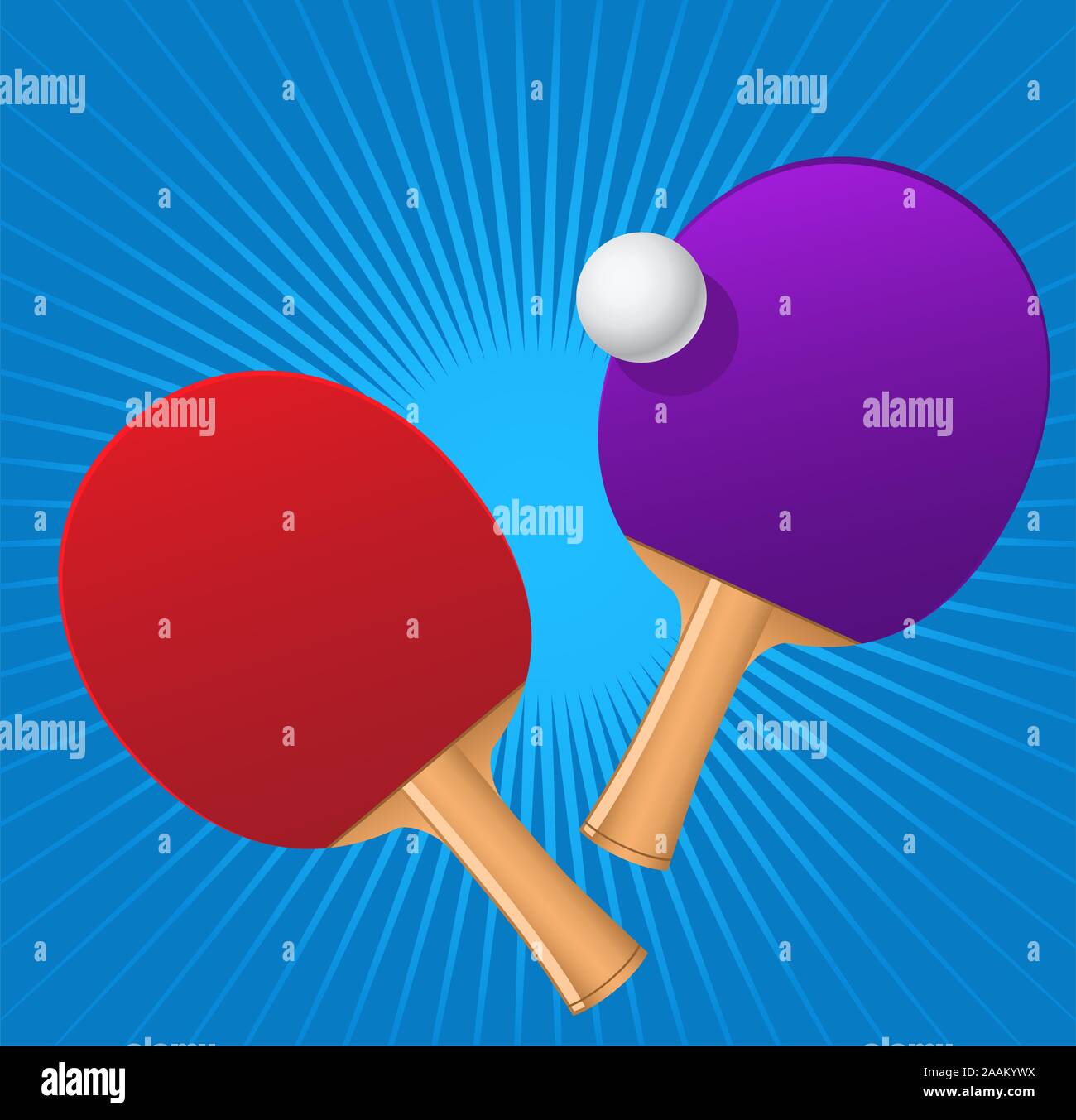Table ping pong playing Stock Vector Images - Alamy