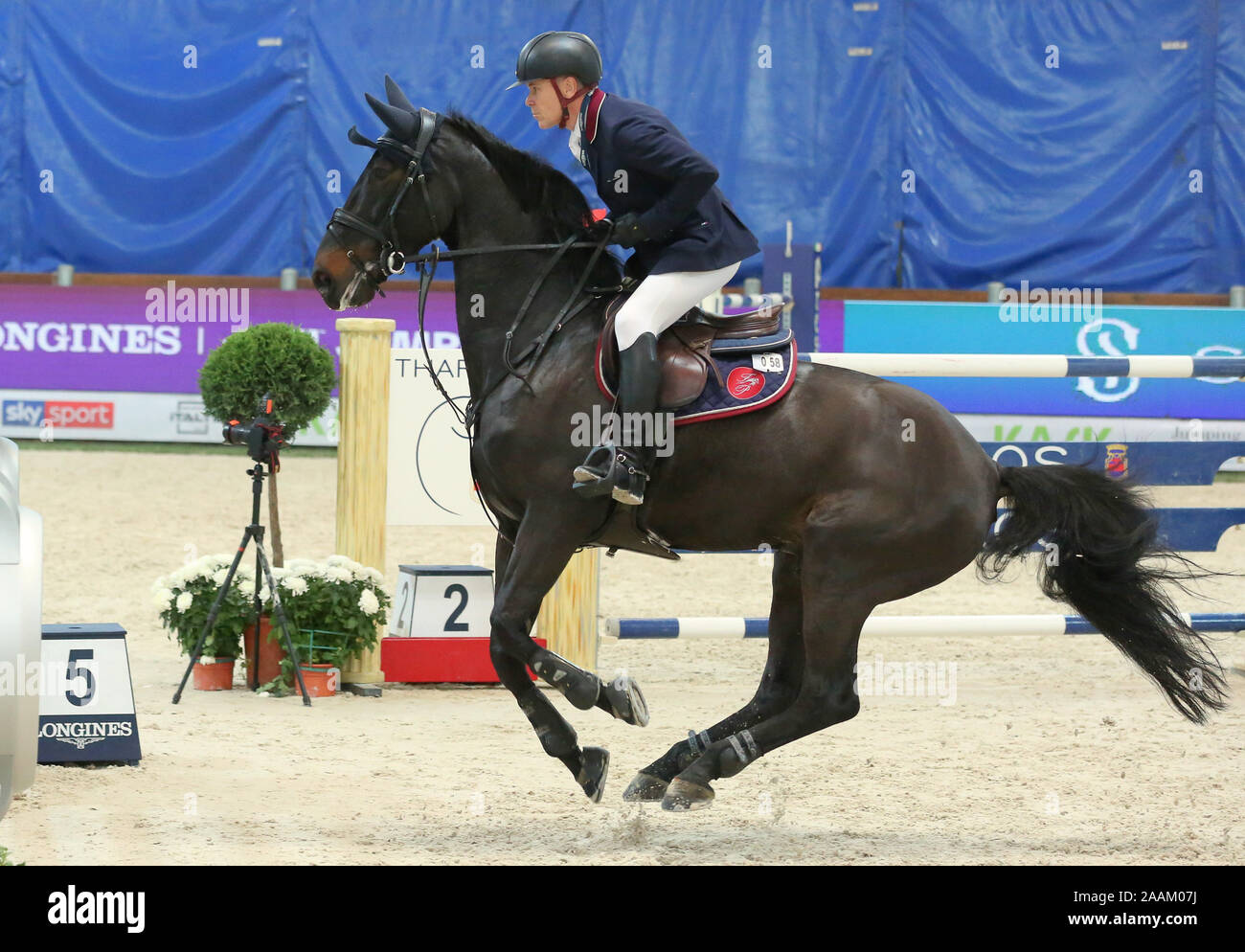 VERONA, ITALY - NOV 09: Mikael Forsten for Finland competing at the ...