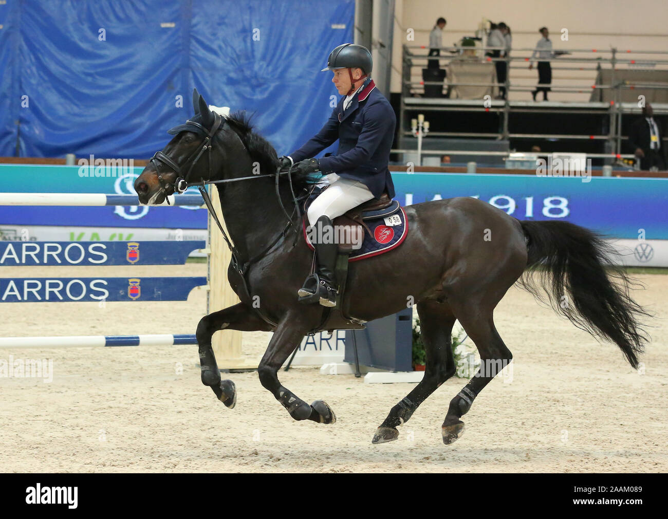 VERONA, ITALY - NOV 09: Mikael Forsten for Finland competing at the ...