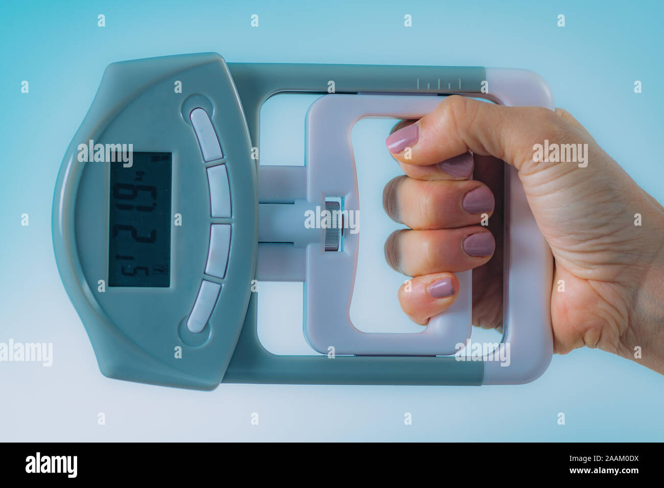 Hand grip dynamometer hi-res stock photography and images - Alamy