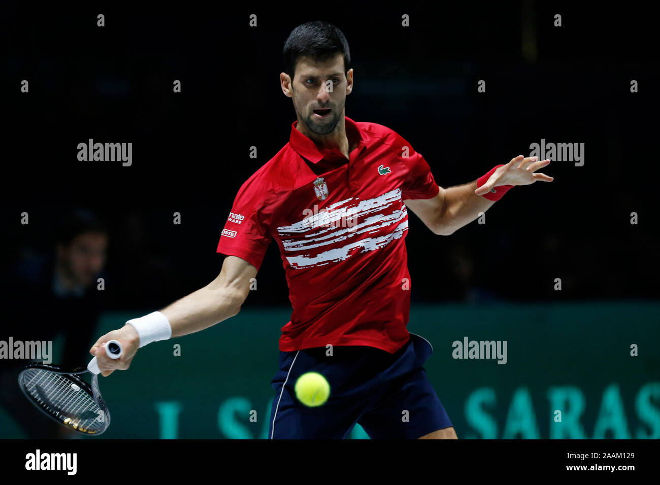 Novak djokovic forehand hi-res stock photography and images - Alamy
