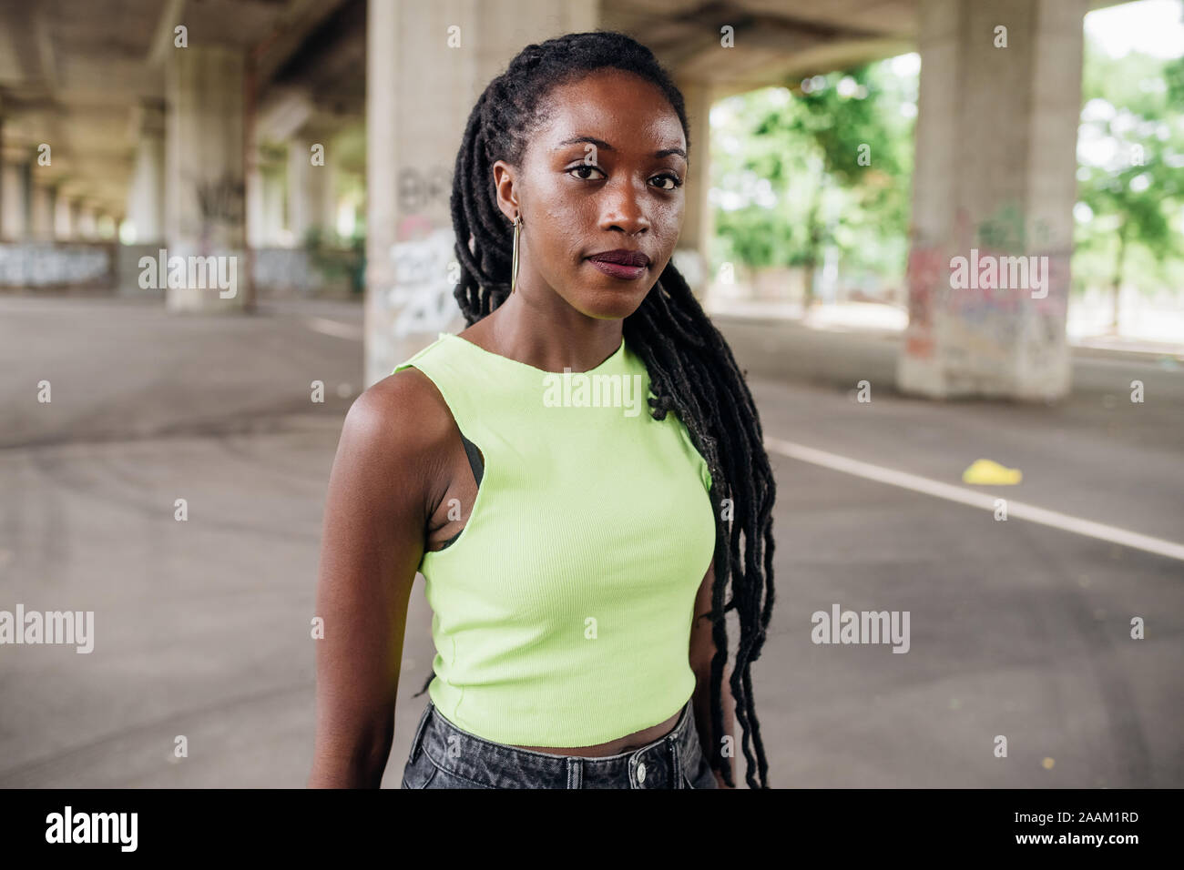 Contemporary african woman standing girl hi-res stock photography and ...