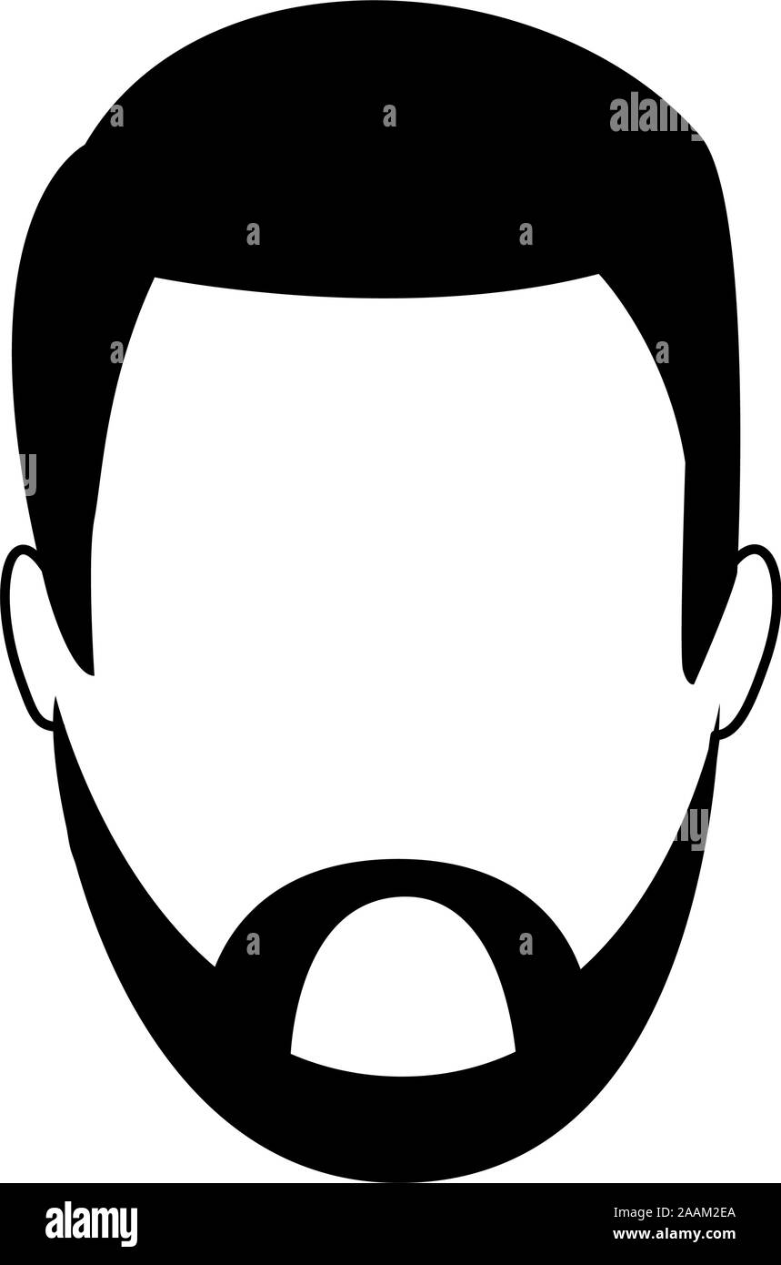 Adult male avatar faceless vector Cut Out Stock Images & Pictures - Alamy