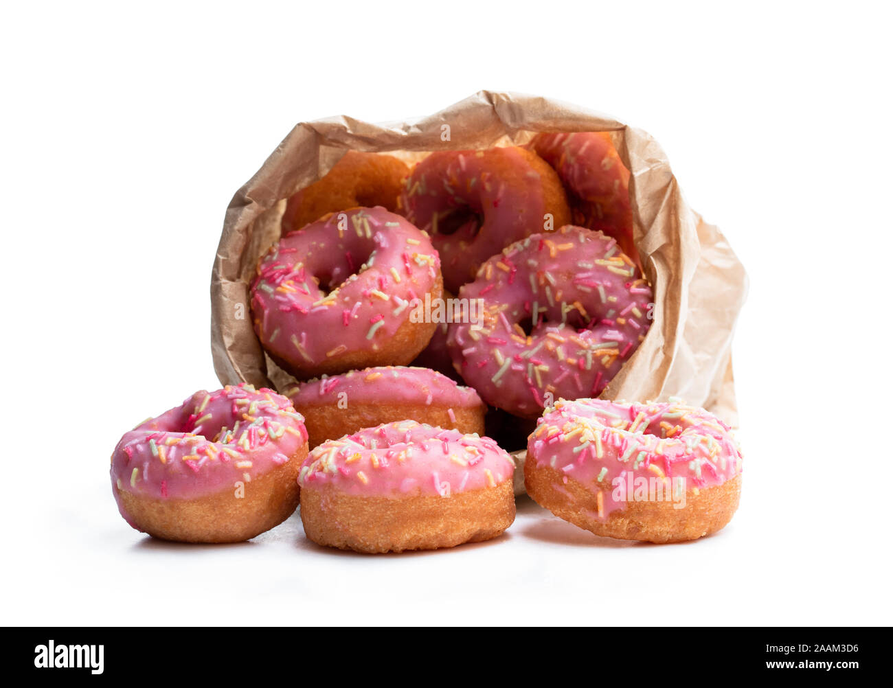 Fresh mini doughnuts tasty Cut Out Stock Images & Pictures - Alamy