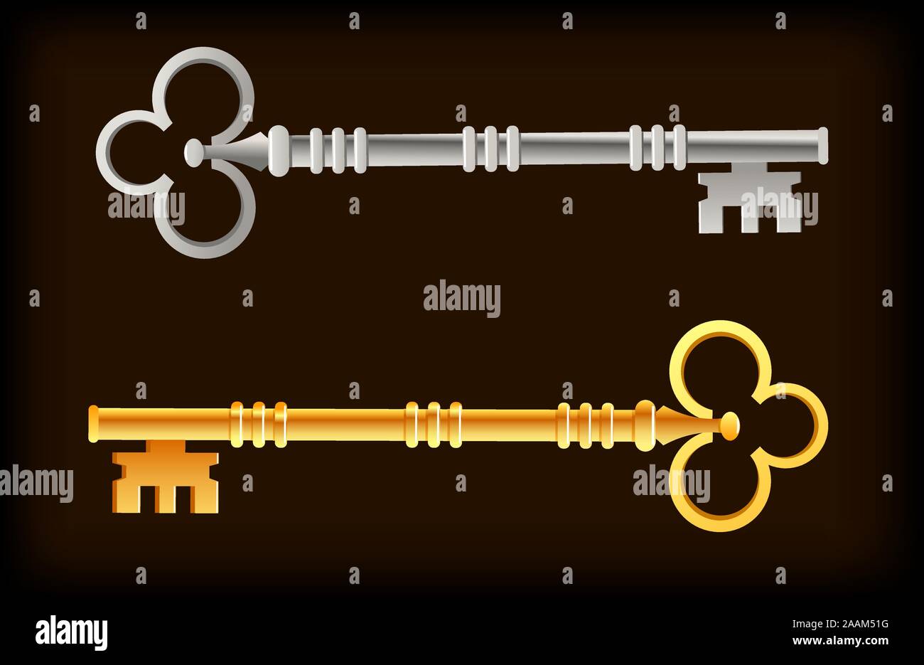 Skeleton Keys Vector