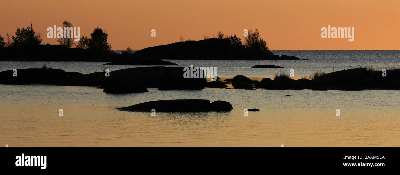 Landscape at the shore of Lake Vanern, Sweden Stock Photo - Alamy