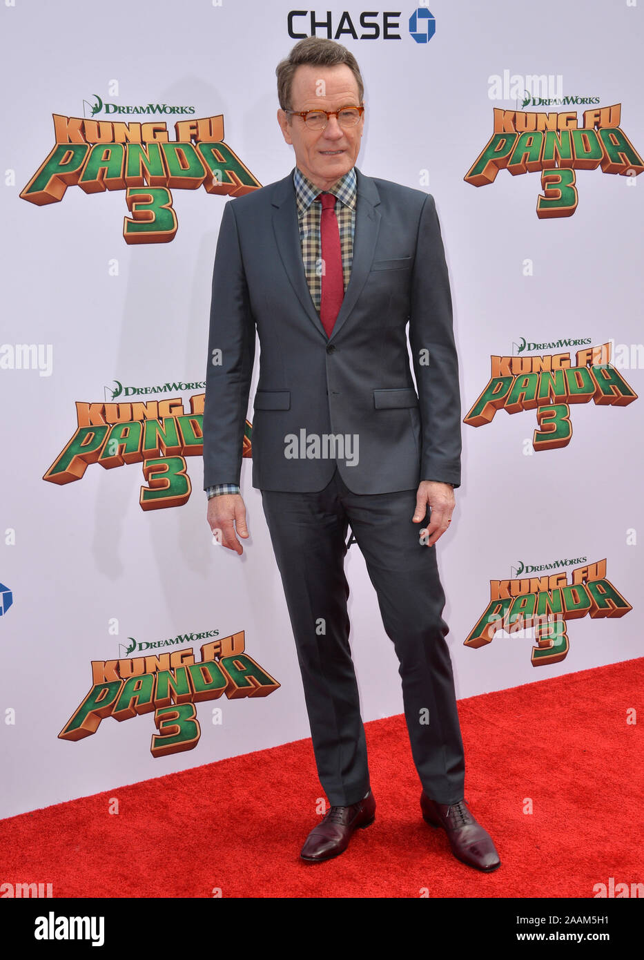 Bryan cranston kung fu panda 3 world premiere hi-res stock photography ...