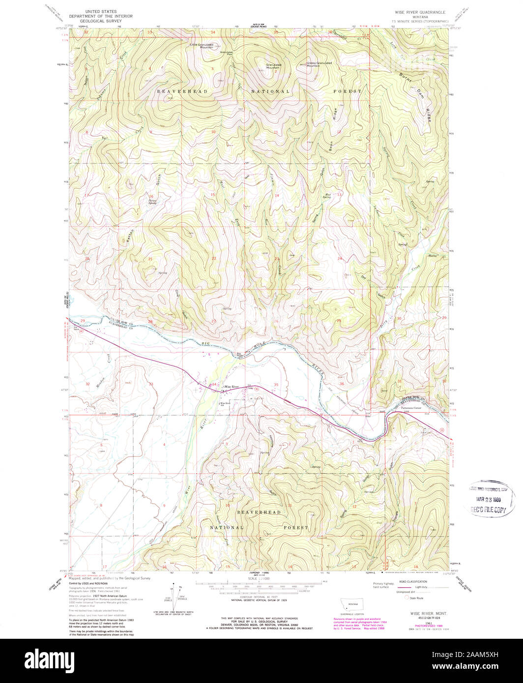 Map of wise river hi-res stock photography and images - Alamy