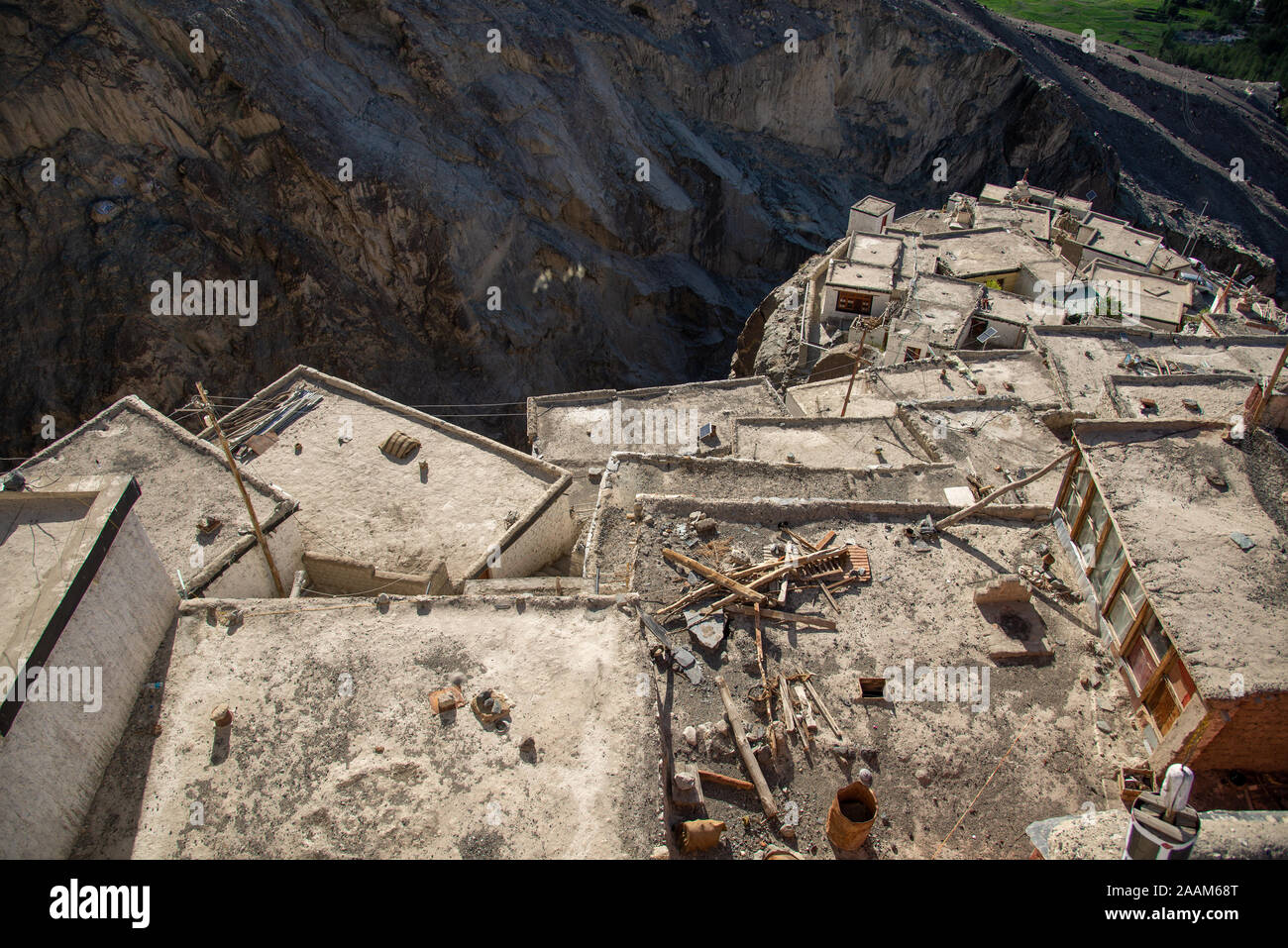 Diskit monastery in Nubra valley, Ladakh, northern India Stock Photo ...