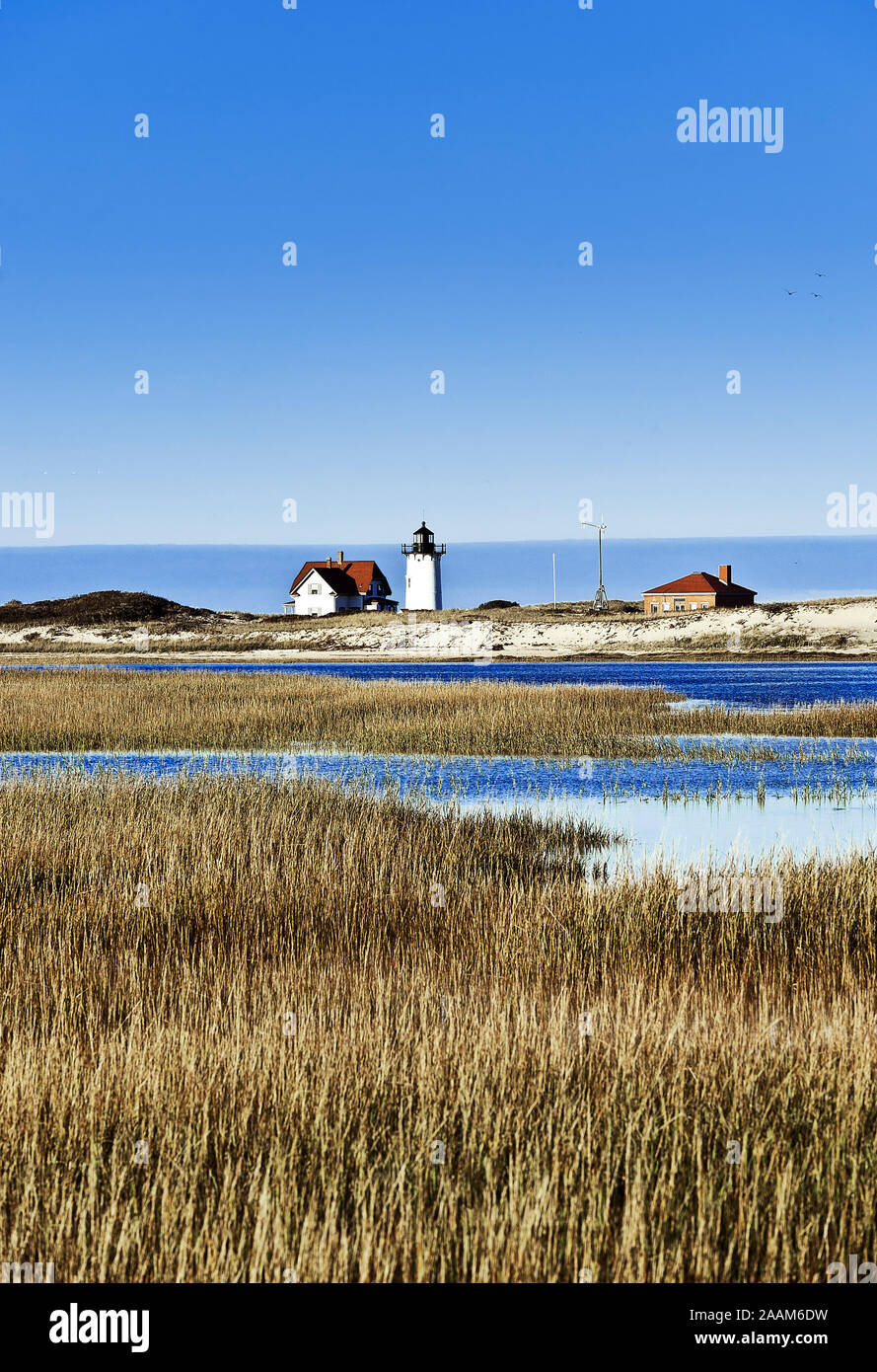 Race Point lighthouse, Provincetown, Cape Cod, Massachusetts, USA Stock ...