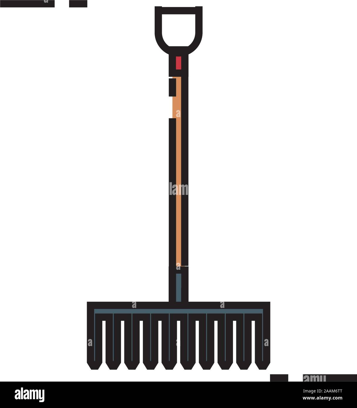 Rake design, Farm utensil nature rural farming harvest countryside and ...