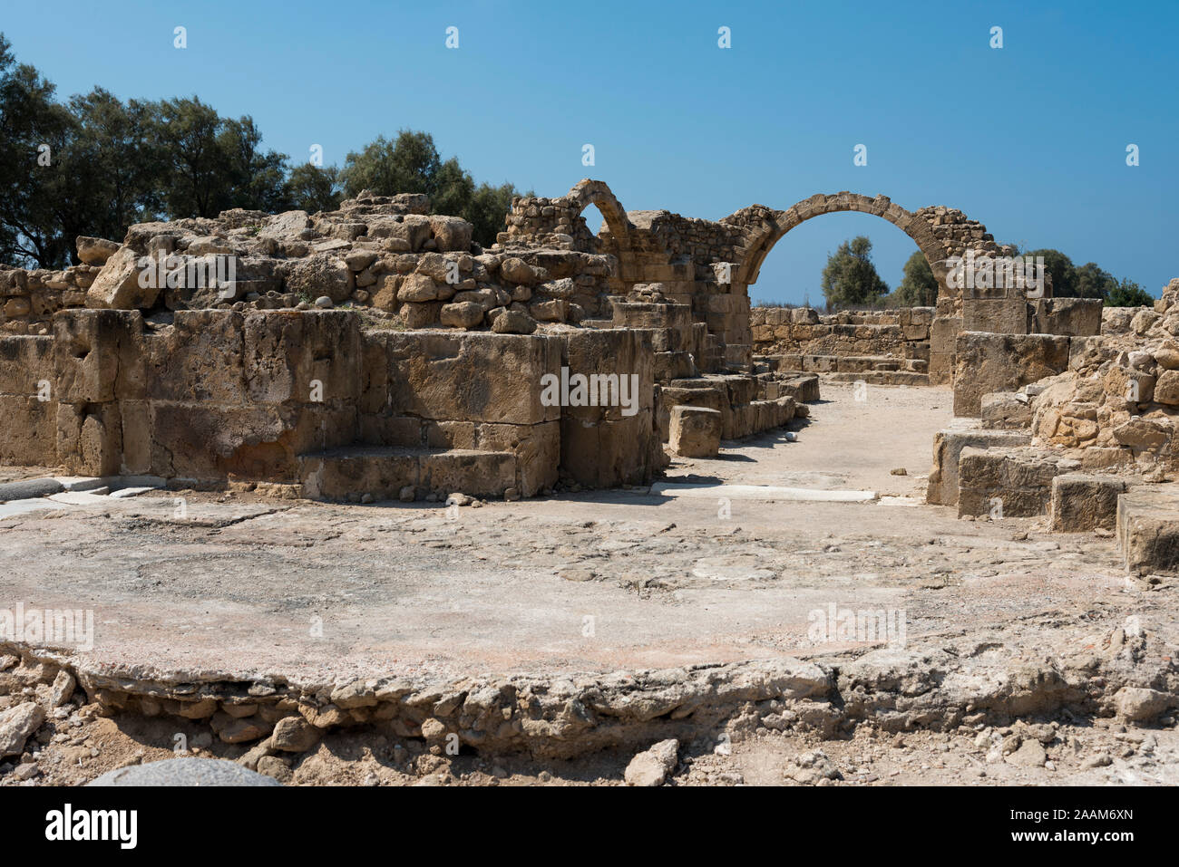 Paphos Archaeological Park, Kato Paphos, Cyprus Stock Photo - Alamy