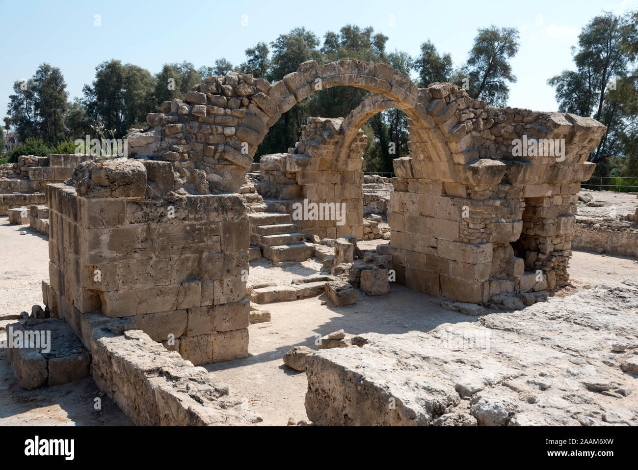 Paphos Archaeological Park, Kato Paphos, Cyprus Stock Photo - Alamy