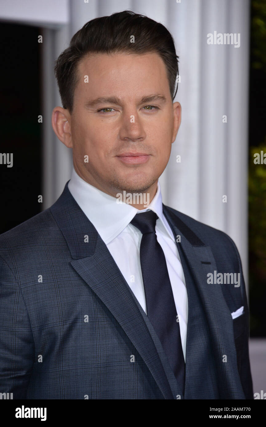 LOS ANGELES, CA - FEBRUARY 1, 2016: Actor Channing Tatum at the world ...