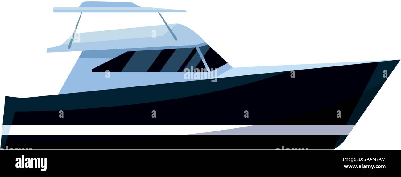 cruiser boat icon, flat design Stock Vector Image & Art - Alamy