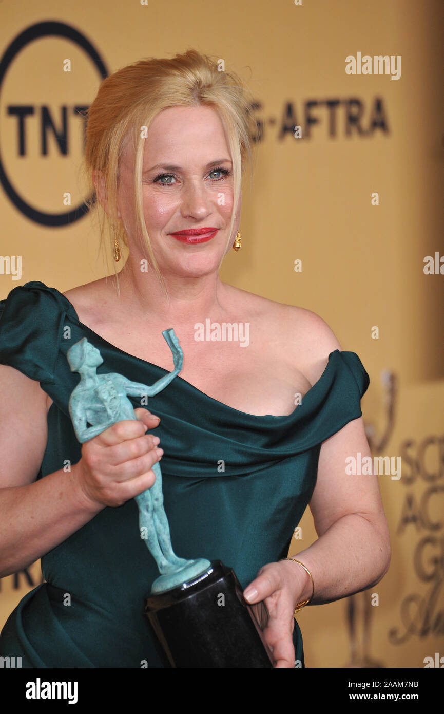 LOS ANGELES, CA - JANUARY 25, 2015: Patricia Arquette at the 2015 ...