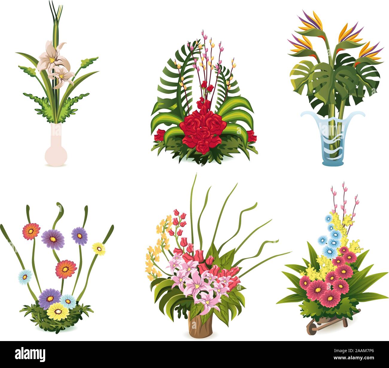 Flowers for that special occasion Stock Vector Images - Alamy