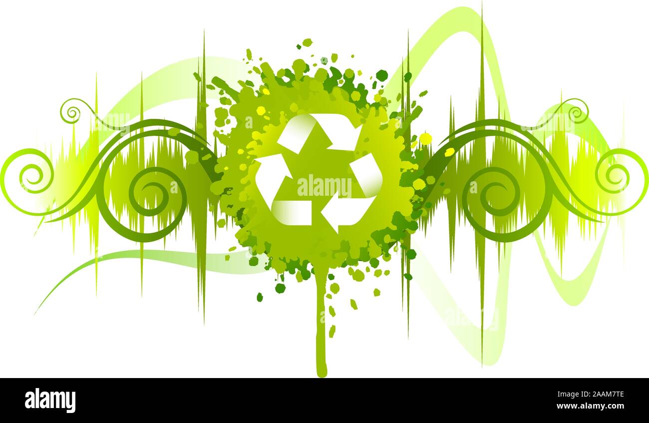 Recycle symbol background design Stock Vector Image & Art - Alamy