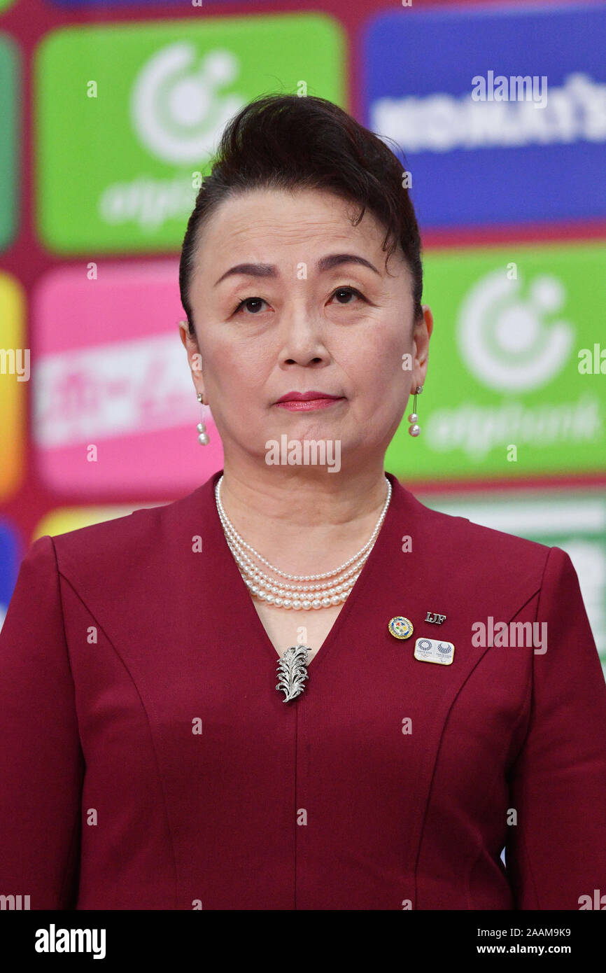 Osaka, Japan. Credit: MATSUO. 22nd Nov, 2019. Princess Nobuko of Mikasa ...