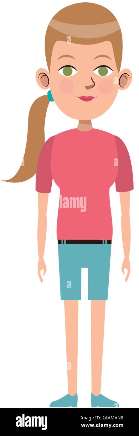 Short Woman Clipart