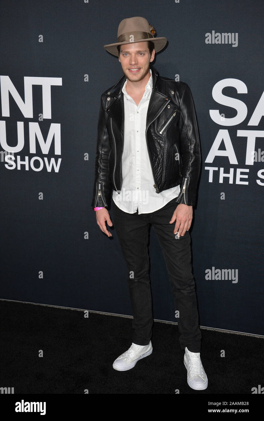 LOS ANGELES, CA - FEBRUARY 10, 2016: Actor Dominic Sherwood arriving at ...